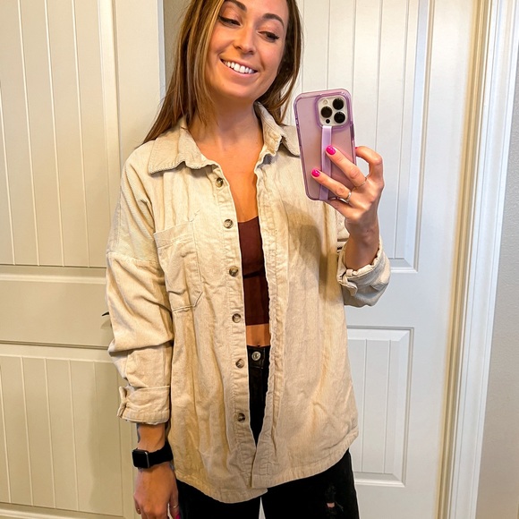 Pink Lily | Tops | Pink Lily X Darylann Denner Cord Jacket | Poshmark